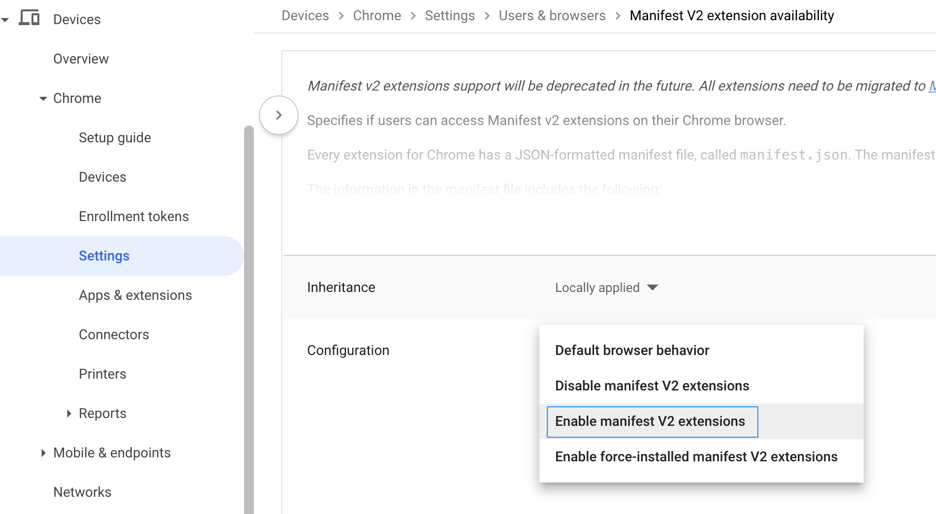 Take Action Now: Enable the ExtensionManifestV2Availability Policy for ... Take Action Now: Enable the ExtensionManifestV2Availability Policy for ...