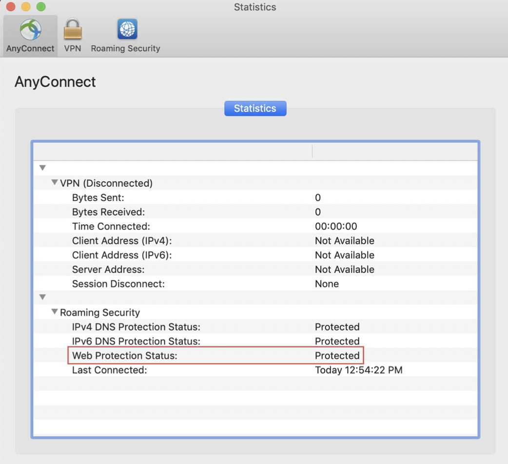 How Do I Enable Or Disable Anyconnect Swg Agent And Roaming Security Module On Macos Cisco
